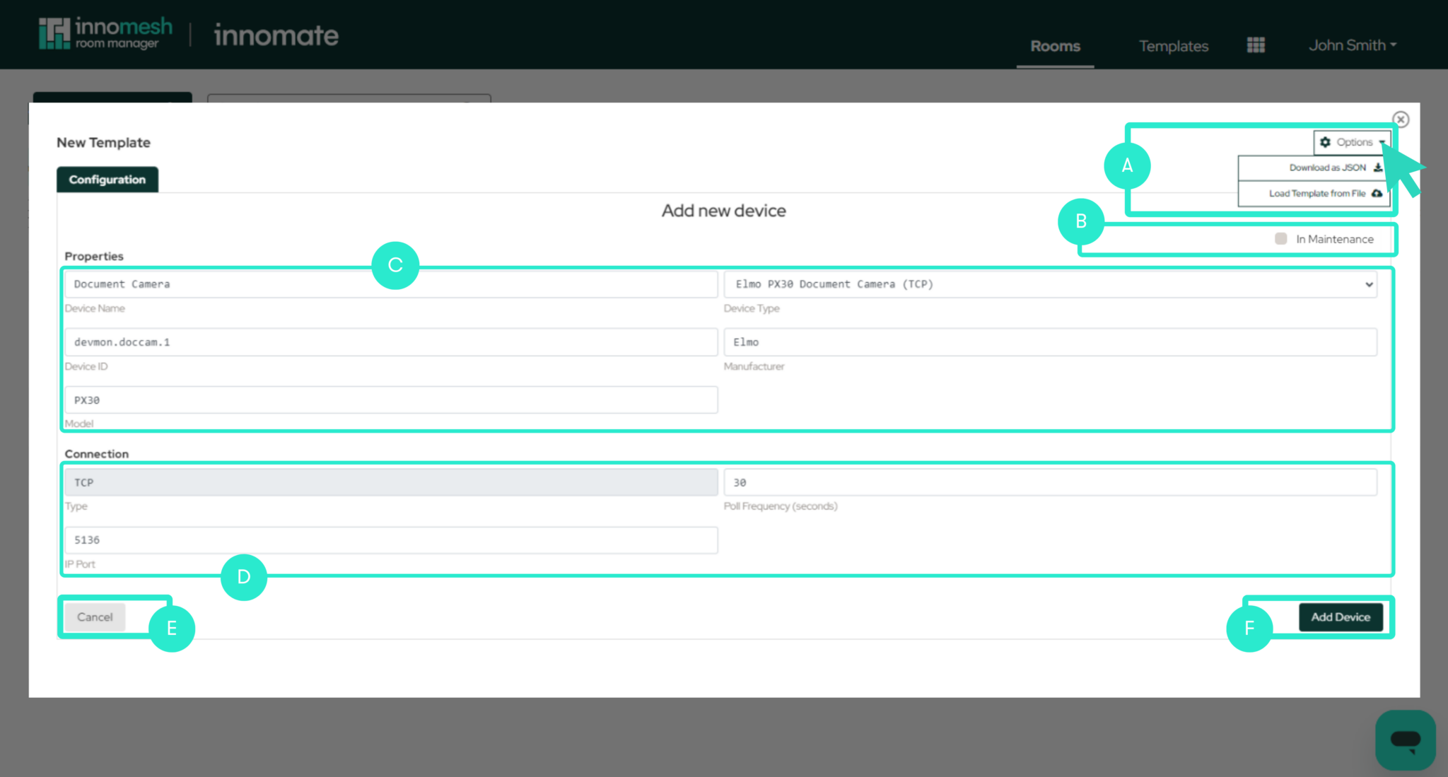 Creating a Pulse Template – Innomesh Documentation
