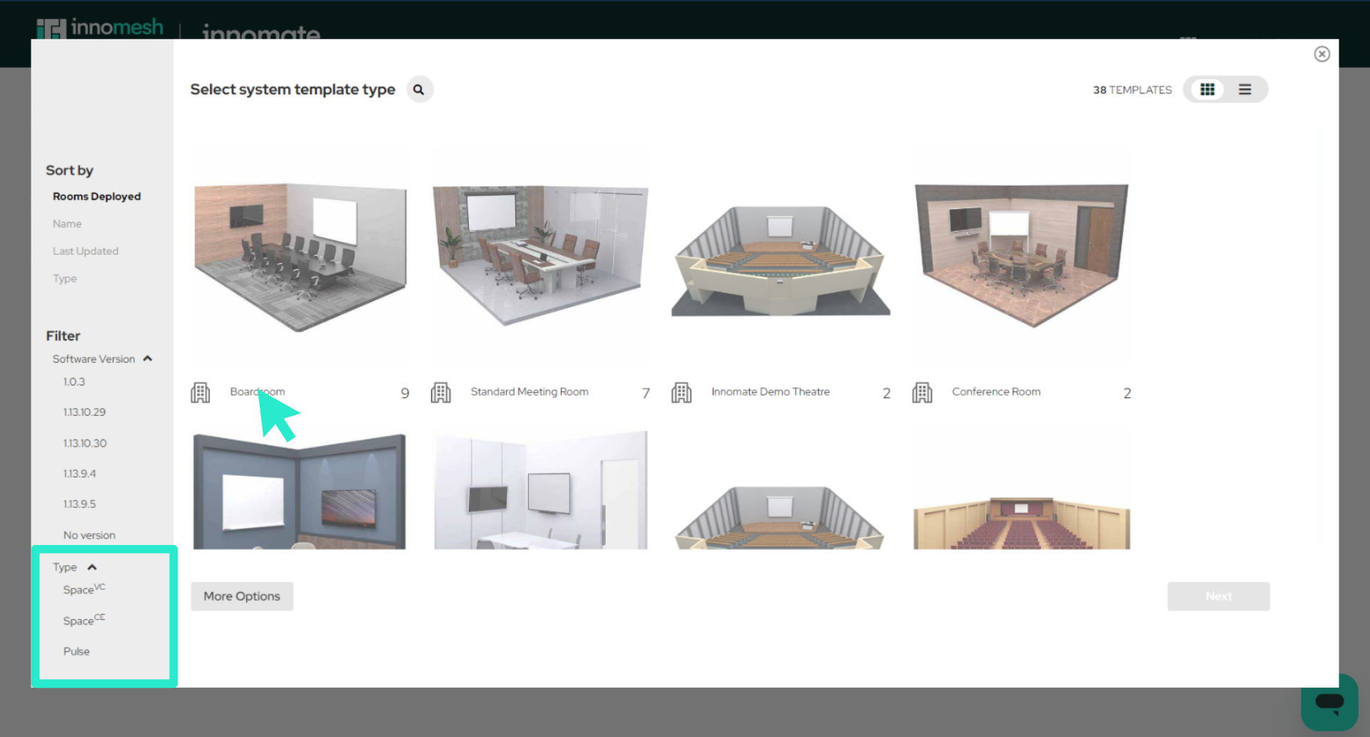 Creating a Space VC Room – Innomesh Documentation