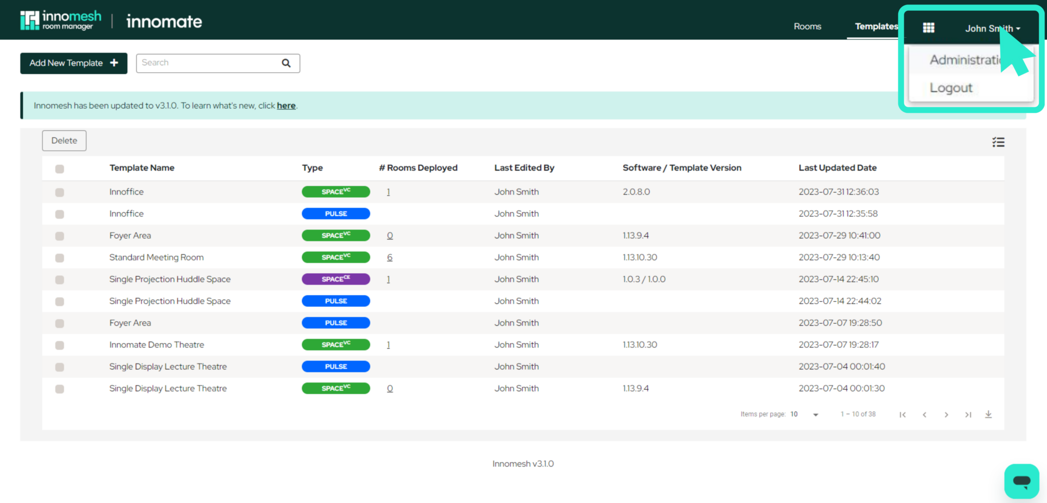 Restarting a Crestron VC-4 Room – Innomesh Documentation