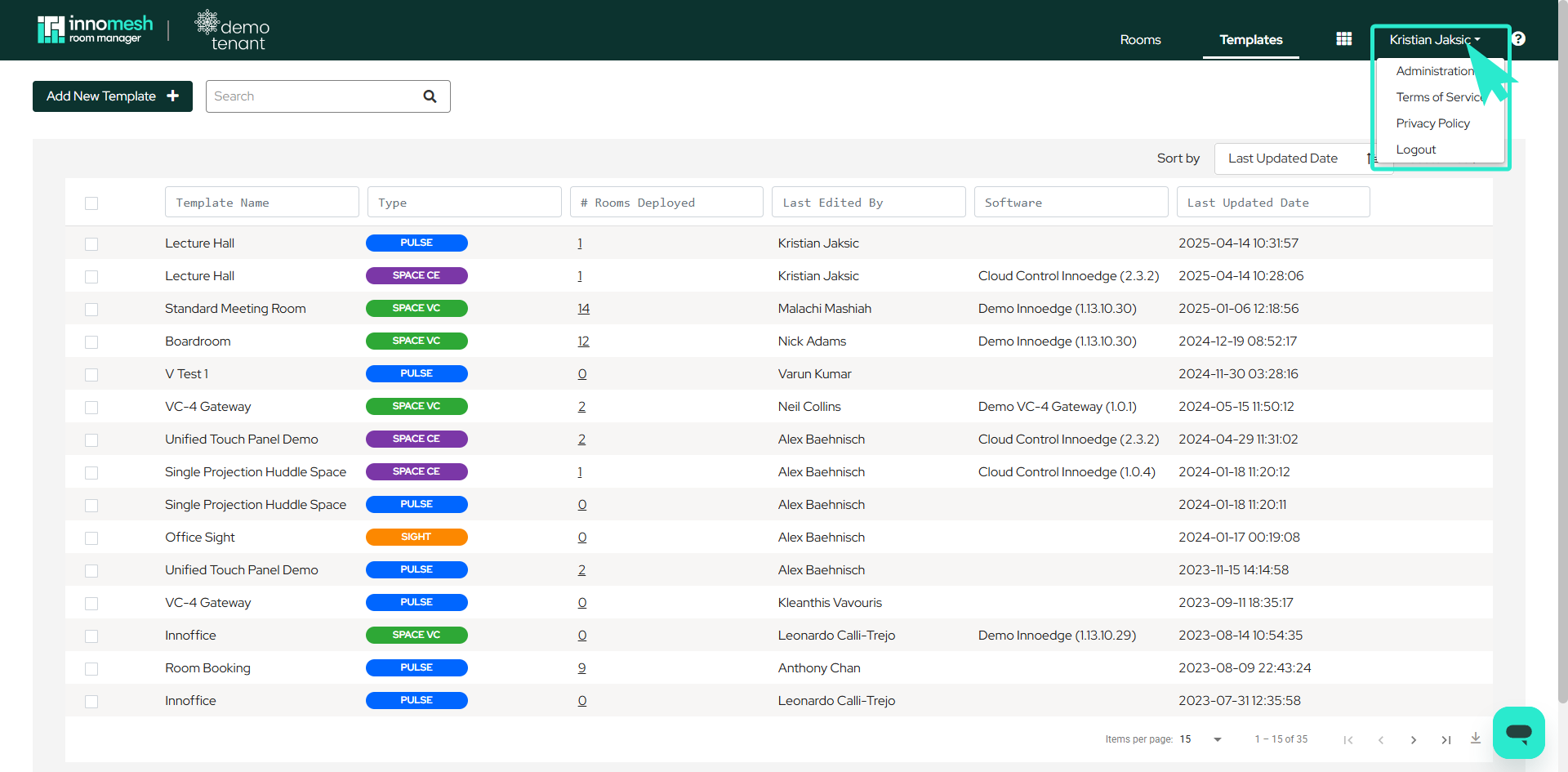 Restarting a Crestron VC-4 Room – Innomesh Documentation