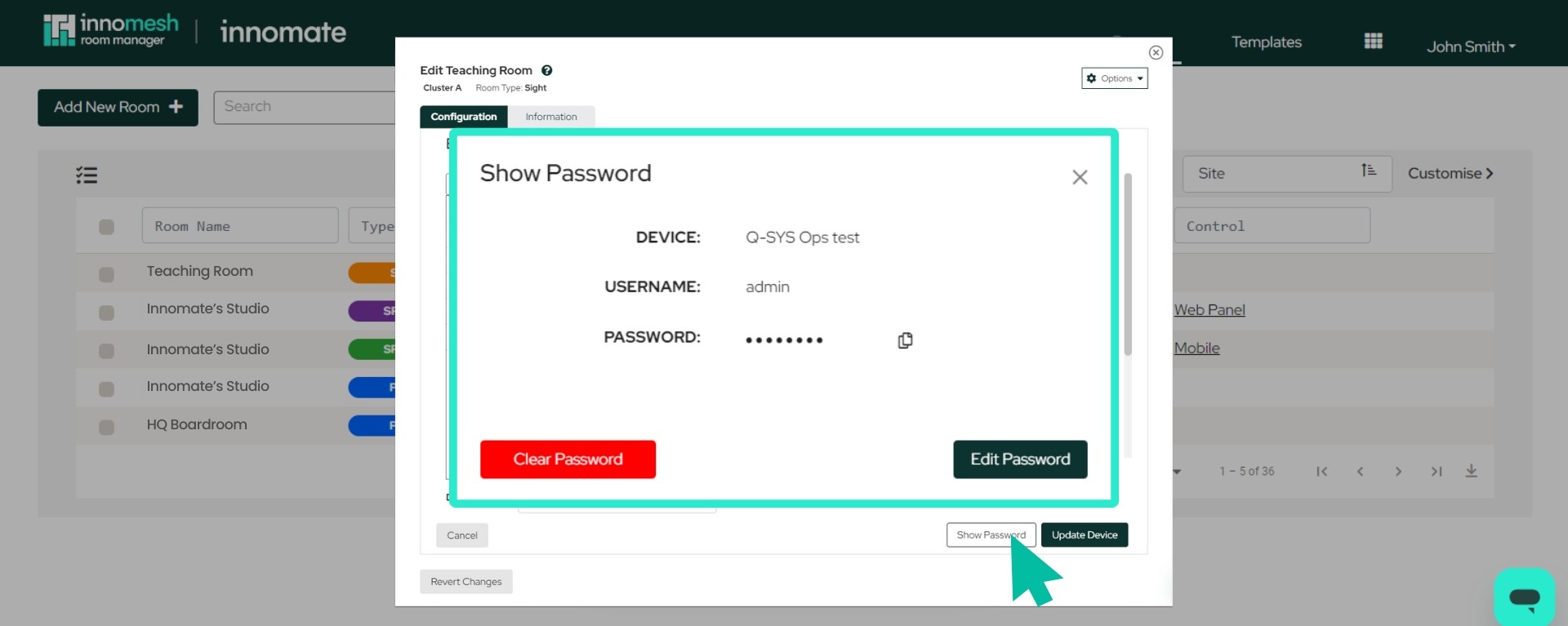Password Management (Sight) – Innomesh Documentation